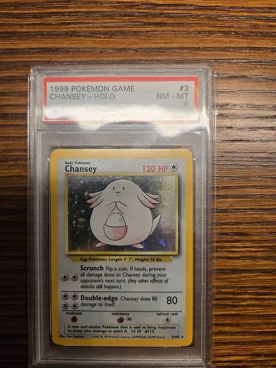 Pokemon Chansey Base set 1999 psa 8 (Gebraucht) in Kloten für CHF 50 ...