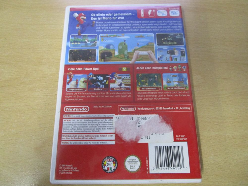 New Super Mario Bros Wii - Nintendo Wii (Gebraucht) in Goldau für CHF ...