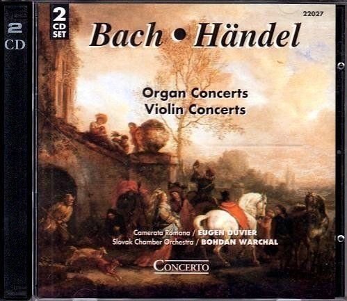 set 2CD's - Bach - Violin Concerts, Händel - Organ Concerts (Gebraucht ...
