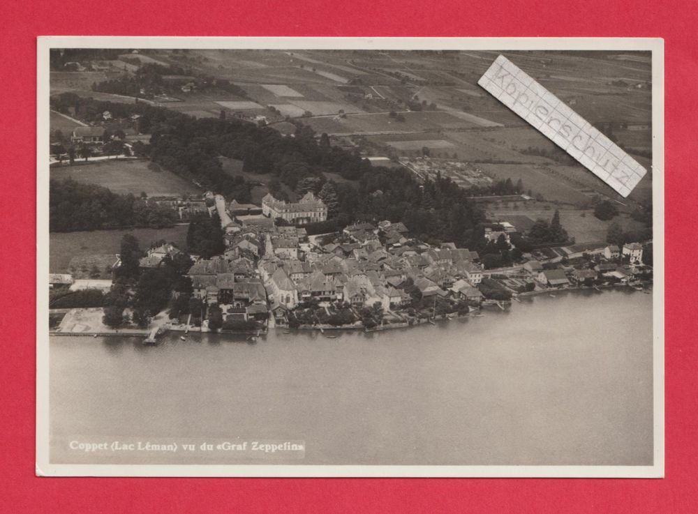 Coppet (VD) Distrikt Nyon Genfersee Foto-AK aus dem Zeppeli (Gebraucht ...