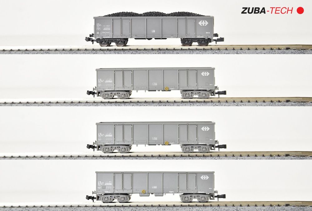 Lima/Roco 4x Hochbordwagen der SBB Spur N ohne OVP | Kaufen auf Ricardo