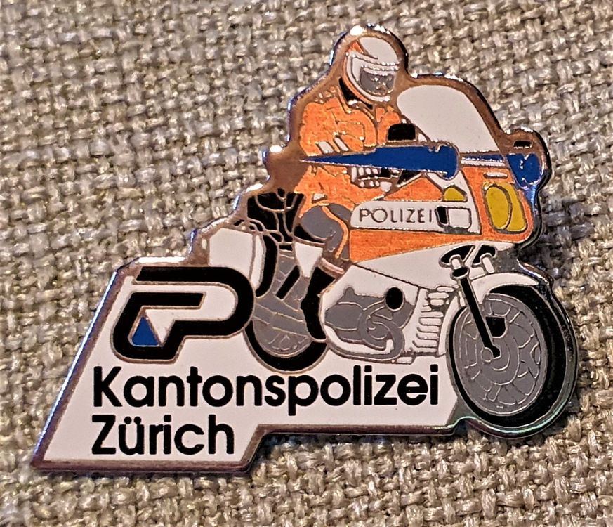M486 - Pin Kantons Polizei Zürich Polizei-Motorrad (Gebraucht) in Reinach BL für CHF 2 – mit ...
