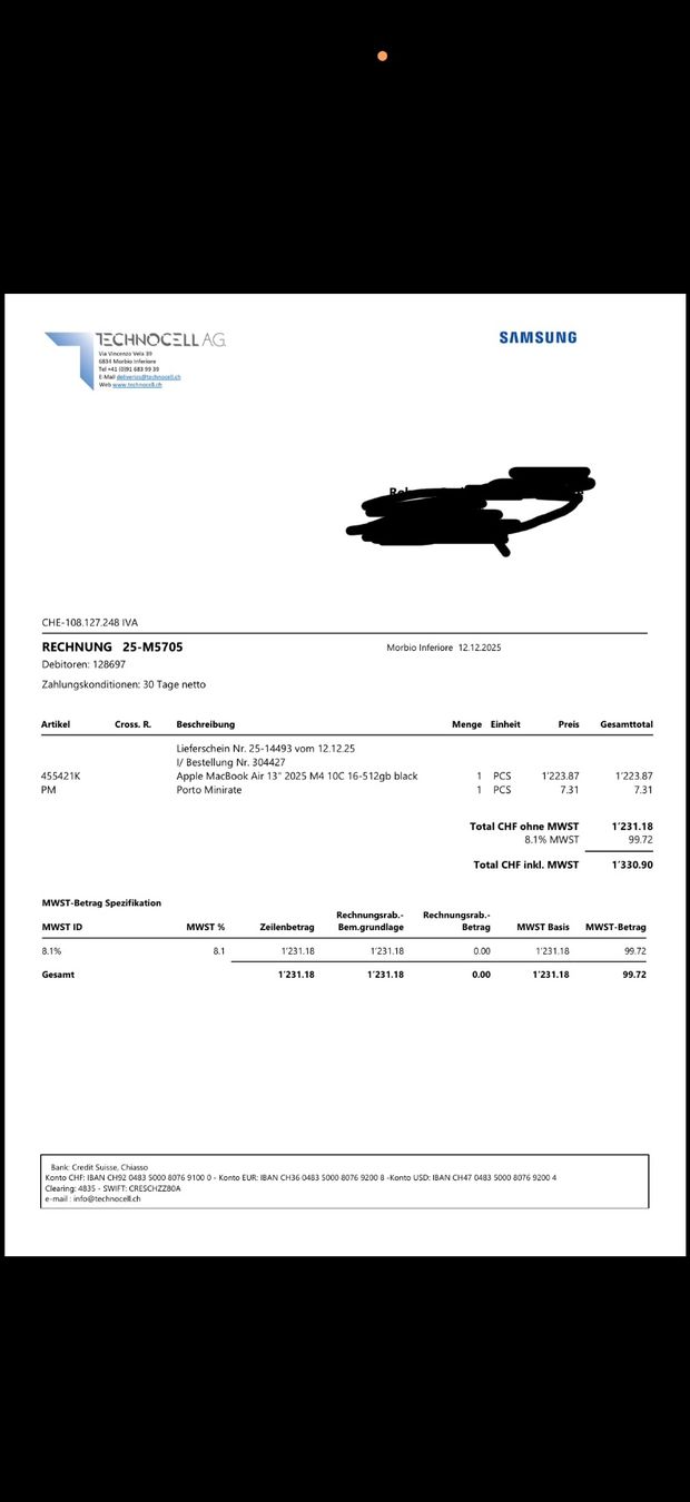 MacBook Air 13 (2025) M4 10-Core GPU 16 GB RAM 512 GB (Neu und ...