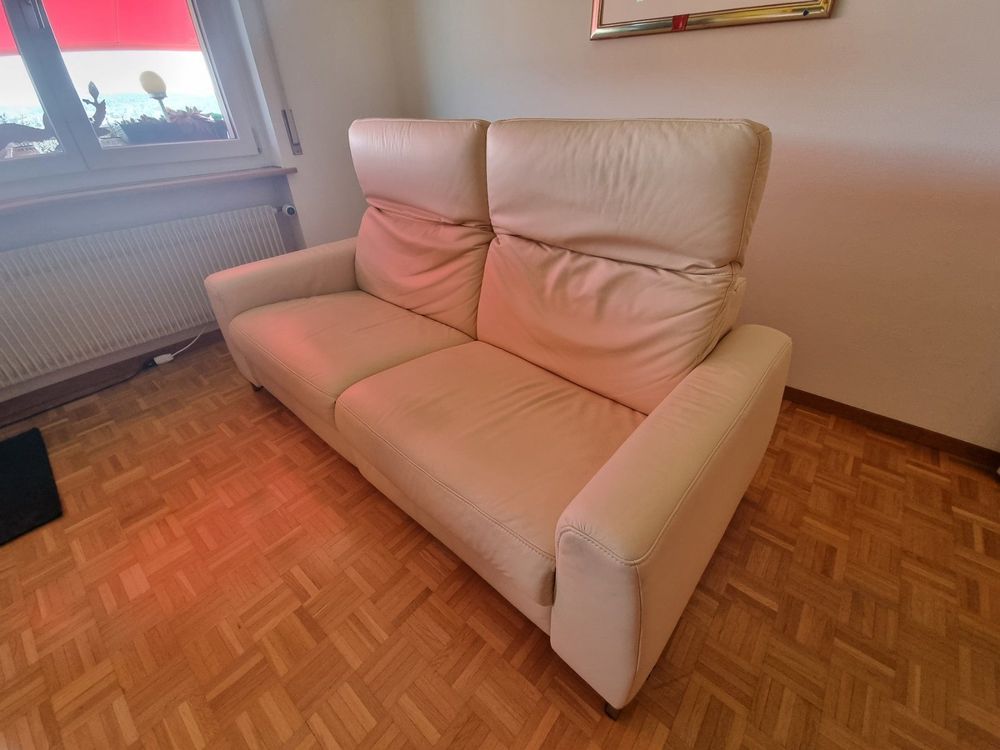 Himolla Sofa Echt-Leder elektrisch verstellbar | Kaufen auf Ricardo