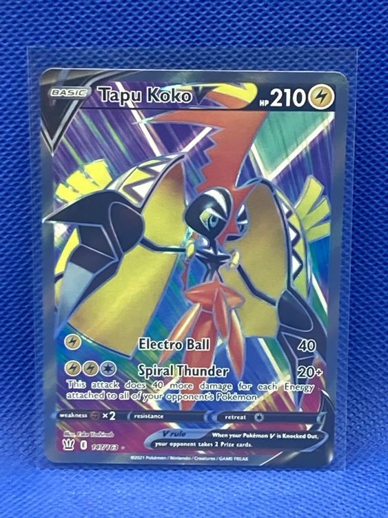 Pokemon Battle Styles / Tapu Koko V 147 / 163 EN | Kaufen auf Ricardo
