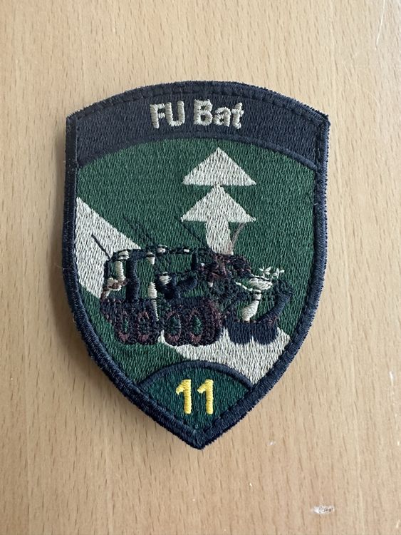 Schweizer Armee FU Bat 11 Abzeichen/Badge/Patch (Neu (gemäss ...
