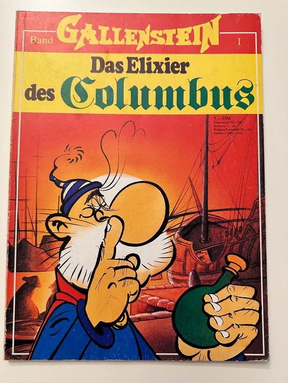 GALLENSTEIN I, Das Elixier des Columbus 1.Auflage von 1980 (Gebraucht ...