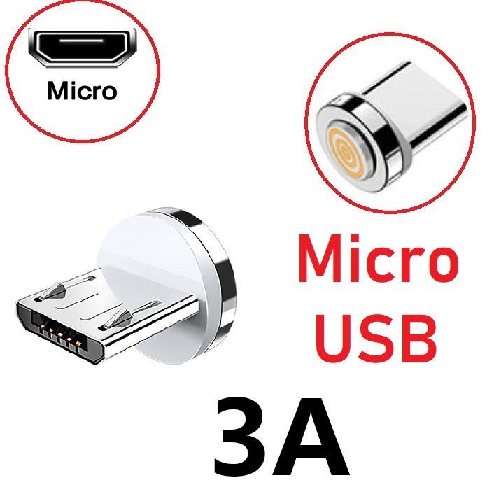 Micro-USB 3A Anschluss Magnetische Kabelspitze | Kaufen auf Ricardo