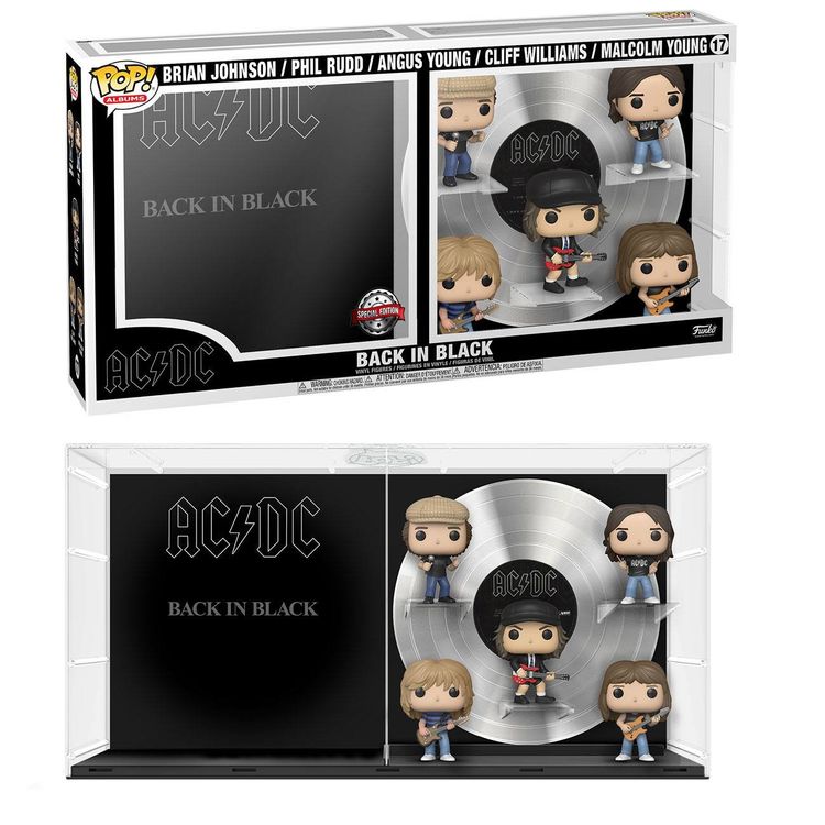 AC/DC pack 5 figurines POP! Albums Vinyl Back In Black 9 cm (Neu und originalverpackt) in St ...