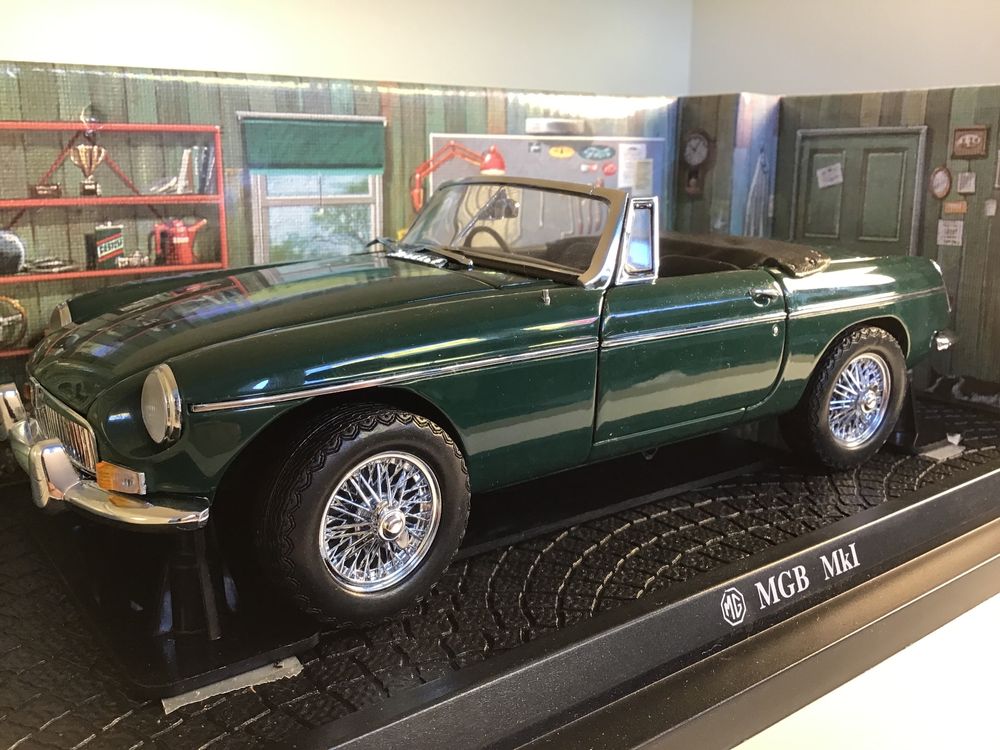 Modellauto MGB Mk-1 grün 1:18 Kyosko die-cast car series (Gebraucht) in ...