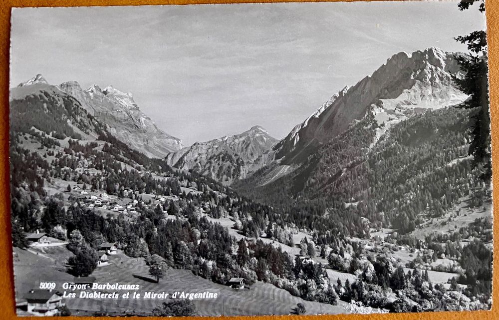 GRYON - BARBOLEUSAZ - Vue d'avion. Ancienne (Gebraucht) in Lutry für ...