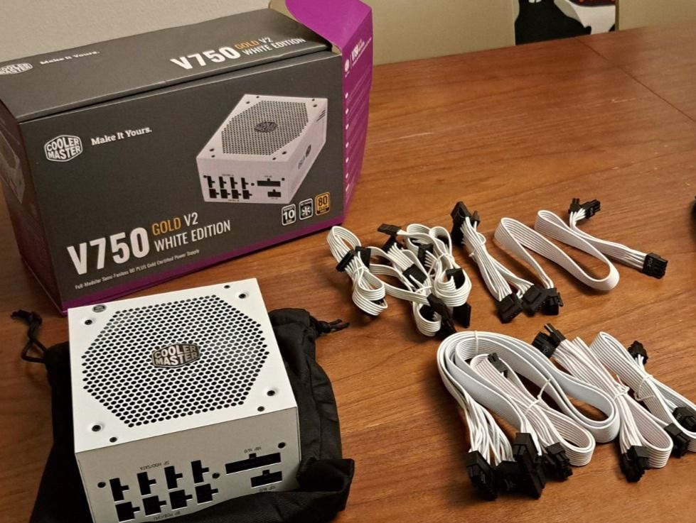 PSU PC 750W - Cooler Master V750 Gold V2 White Edition (Neu (gemäss ...