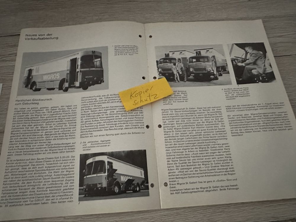 Saurer Formel D Heft von 1975 | Kaufen auf Ricardo