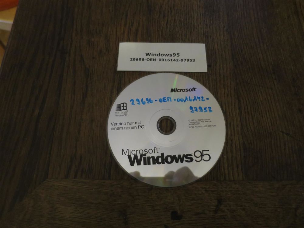 Windows95 CD | Kaufen auf Ricardo