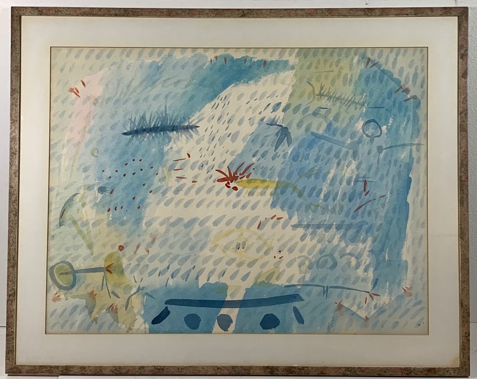 Maria Uebersax (1899-1989) grosses Aquarell | Kaufen auf Ricardo