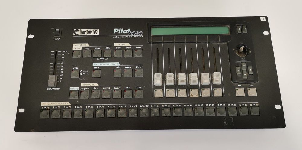 SGM PILOT 2000 DMX Controller (Gebraucht) in Schaffhausen für CHF 28 ...