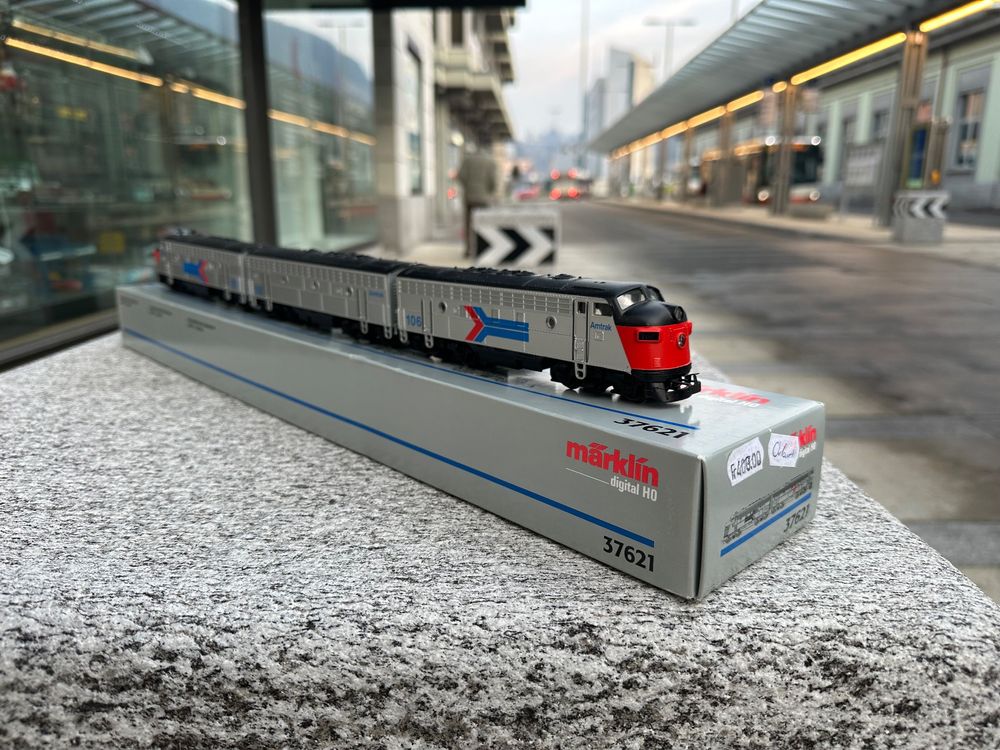 Märklin 37621 EMD F7 Amtrak AC Digital USA Diesel (Gebraucht) in ...