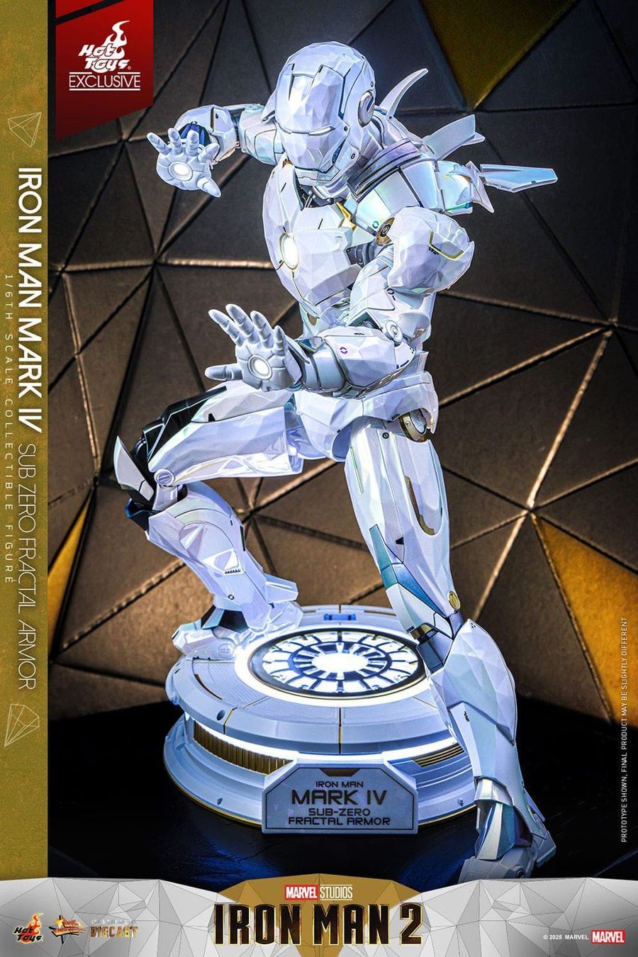 Iron Man (Sub-Zero Fractal Armor) Hot Toys Exclusive 33 cm (Neuf avec ...