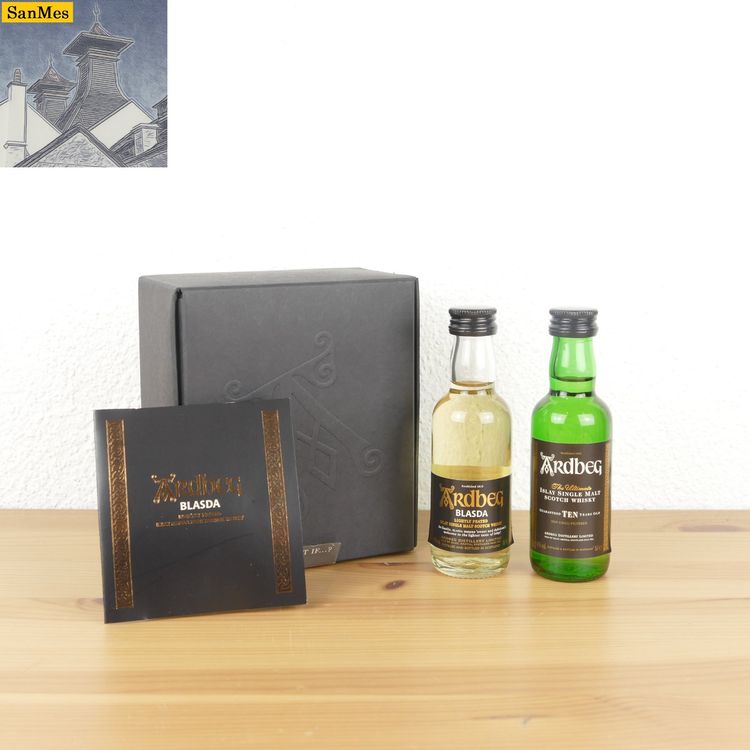 Ardbeg, Mini-Set „Blasda und Ten“, 2 x 5cl (Neu (gemäss Beschreibung ...