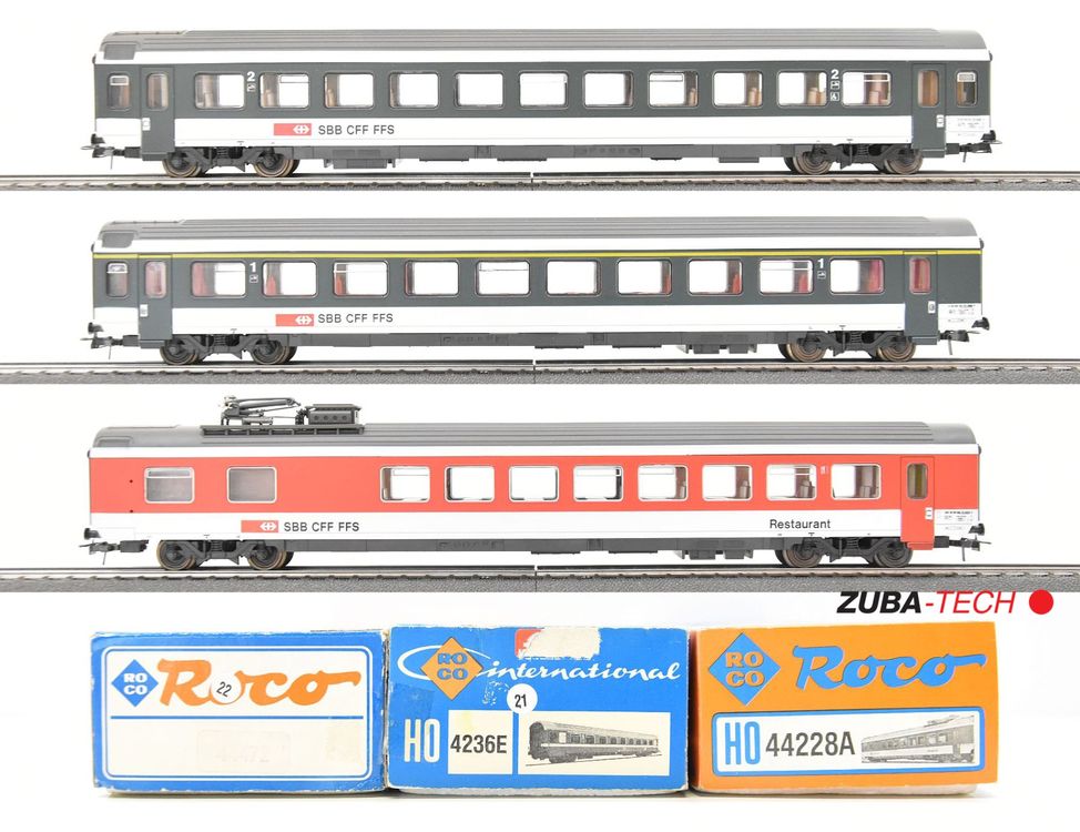 Roco 3x Personenwagen EW IV SBB, H0 GS mit OVP (Gebraucht) in St. Gallen für CHF 45 – mit ...