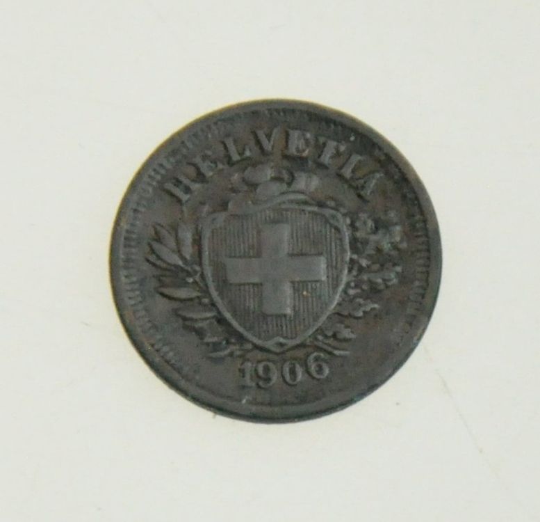 Schweiz 1 Rappen 1906 B Wappen | Kaufen auf Ricardo