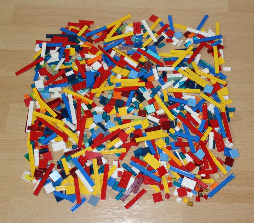 Lego Fliesen + wenig Keile / ca. 400 gr. bunt gemischt (Gebraucht) in ...