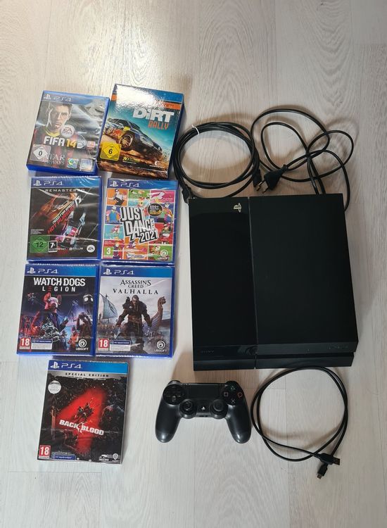 Playstation 4 (PS4) Komplettset mit 7 Games (Gebraucht) in Thun für CHF ...