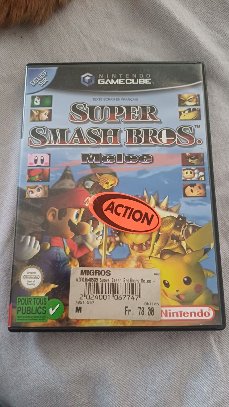 DEFEKT!! DEFECTUEUX SUPER SMASH BROS MELEE NINTENDO GAMECUBE ...