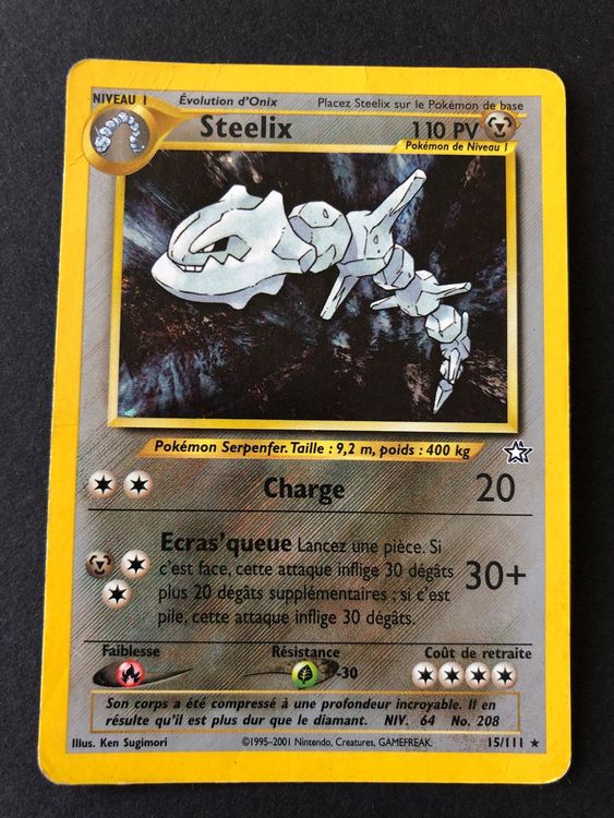 Neo Genesis FR Steelix 15/111 Holo Carte Pokemon Wizards | Kaufen auf ...