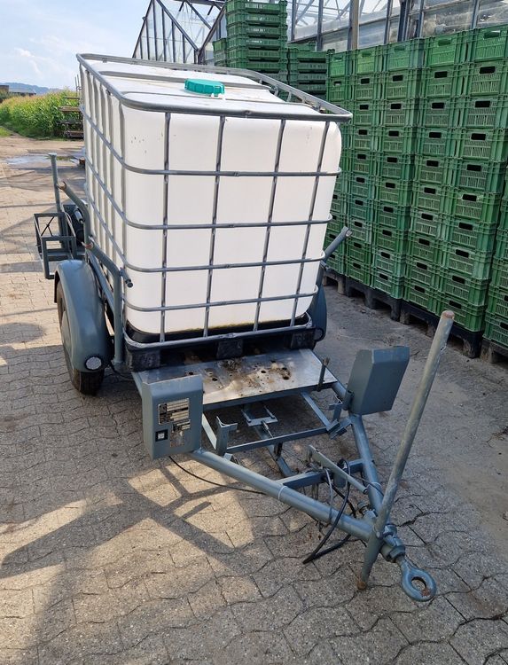 Anhänger mit Wassertank IBC | Kaufen auf Ricardo