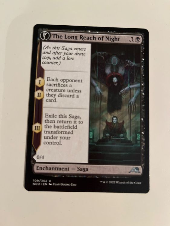 1 x The Long Reach of Night - Magic: The Gathering - MtG (Gebraucht) in ...