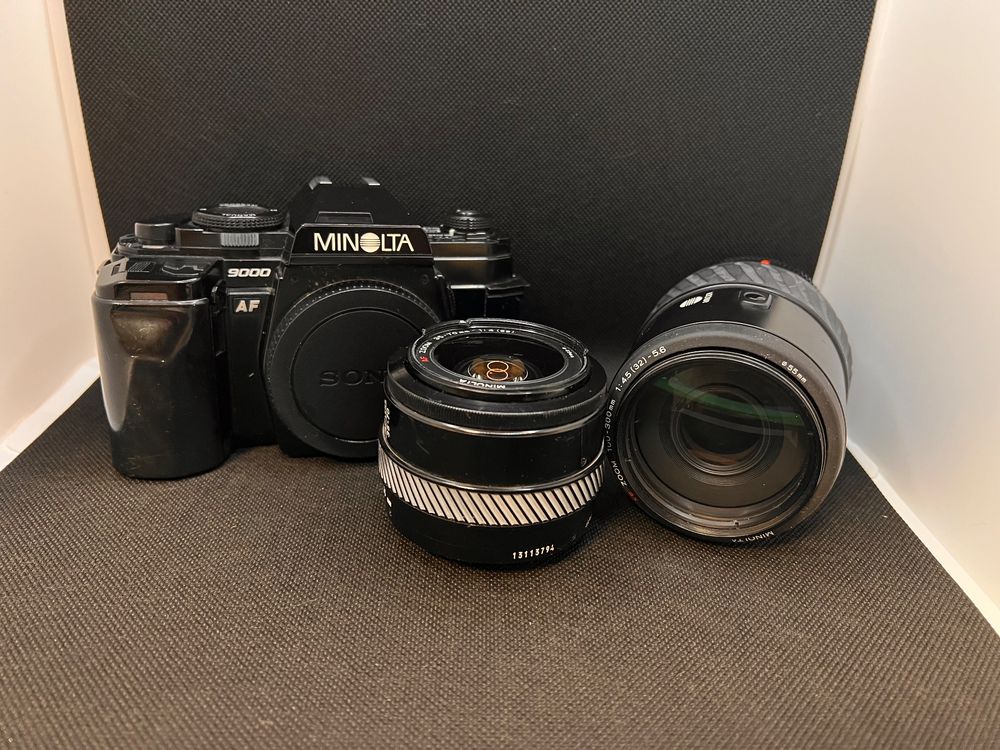 Minolta 9000 AF + 2 lenses | Kaufen auf Ricardo