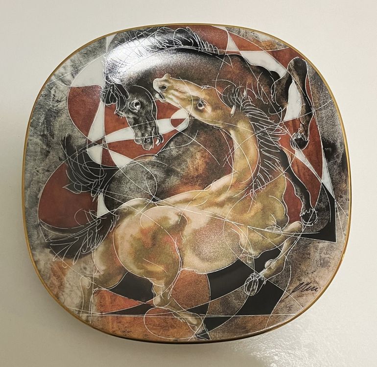 Rosenthal Porzellan Sammelteller Hans Erni Kunst Art Schweiz (Gebraucht) in Wangen b. Olten für ...