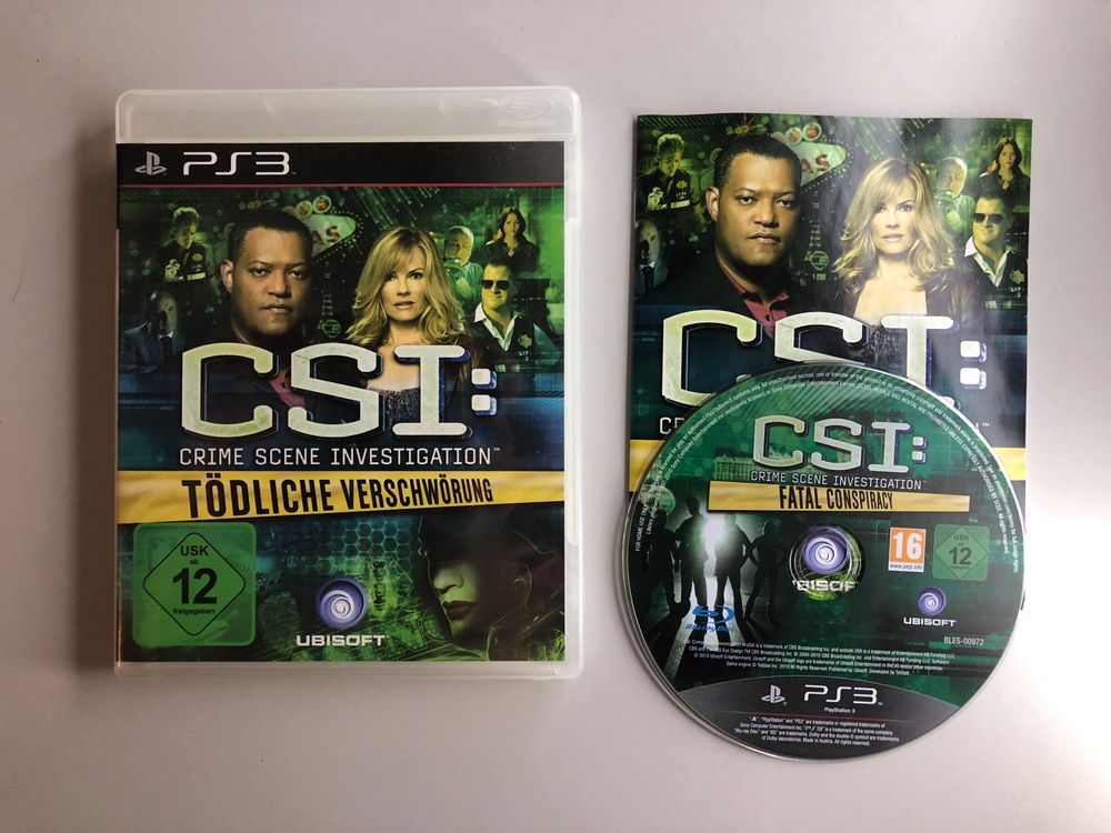 CSI Crime Scene Investigation Tödliche Verschwörung - PS3 (Gebraucht ...
