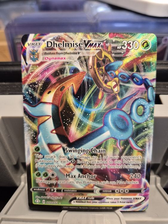 Carte Pokémon Dhelmise VMAX 010/072 (Neu (gemäss Beschreibung)) in ...