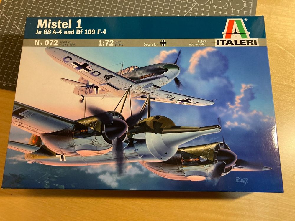 Mistel 1 Ju88A-4 and Bf 109 F-4 von Italeri (Neu (gemäss Beschreibung ...