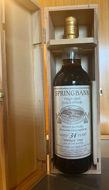 SPRINGBANK Single Malt Scotch Whisky - Aged 34 Years (Neu und ...