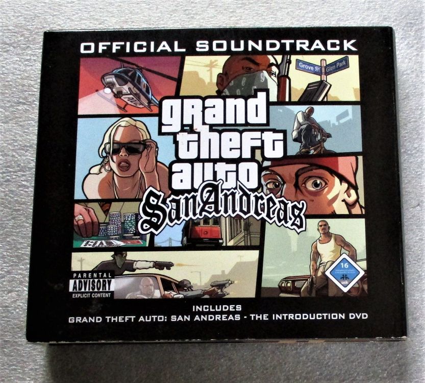 GRAND THEFT AUTO - San Andreas 2CD + DVD (Gebraucht) in Wattwil für CHF ...