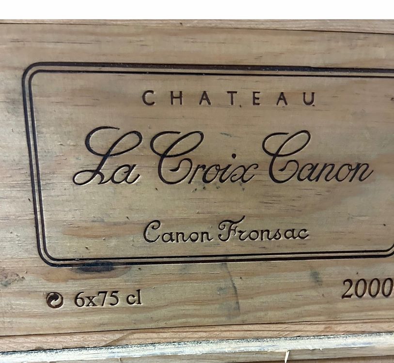 6Fl La Croix Canon 2000. Original Holzkiste (Gebraucht) in Buchrain für ...