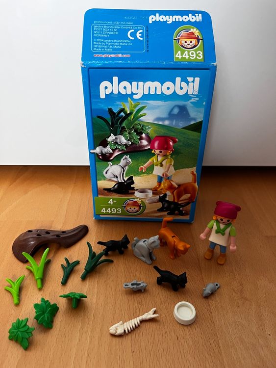 Playmobil Mädchen mit Katzen | Kaufen auf Ricardo