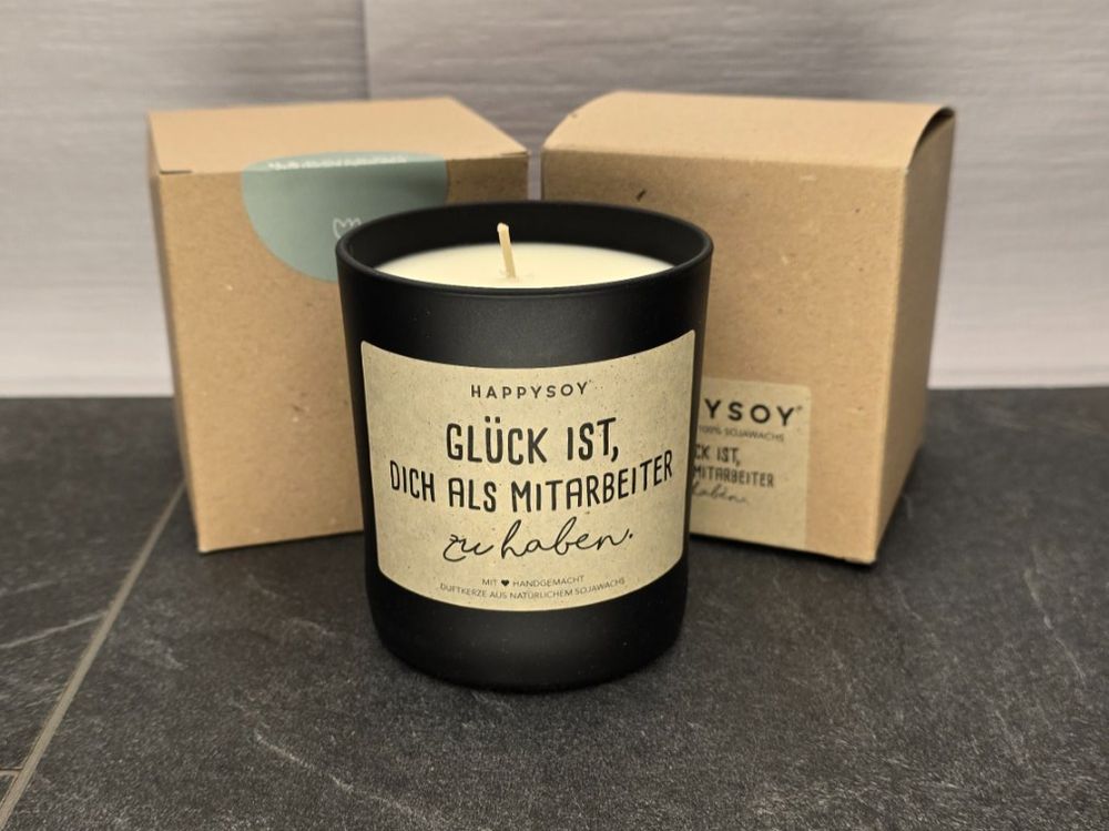 4 St. HappySoy Duftkerze - Glück ist, Dich zu haben - Neu! (Neu (gemäss ...