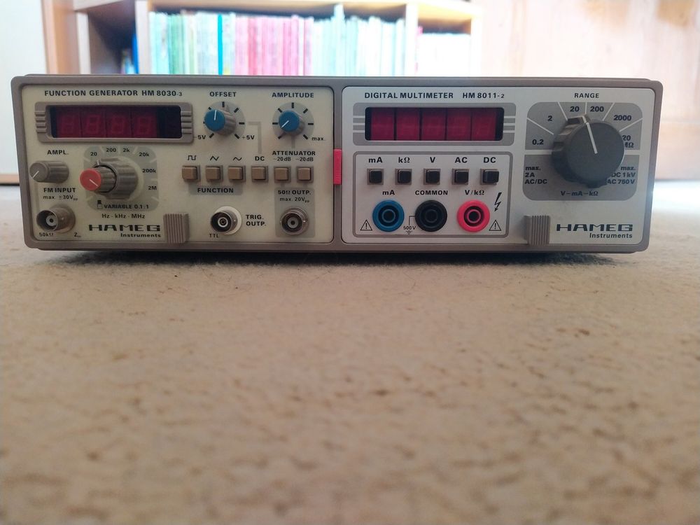Hameg Multimeter HM 8011-2 und Funktionsgenerator HM 8030-3 (Gebraucht ...