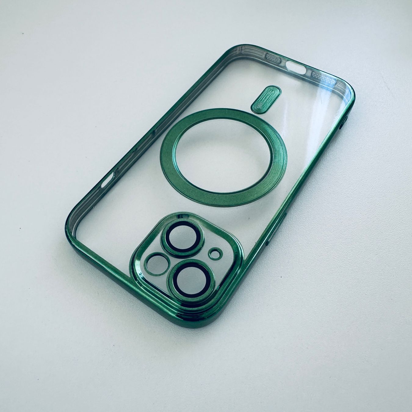 Schutzhülle Cover Case Grün mit Kamera Schutz für iPhone 15 (Neu und ...