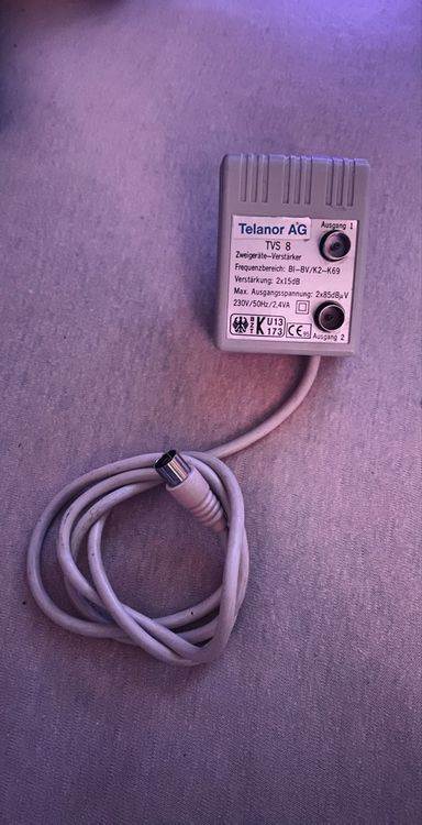 Telanor AG TVS 8 Antennenverstärker - Top Zustand! (Gebraucht) in ...