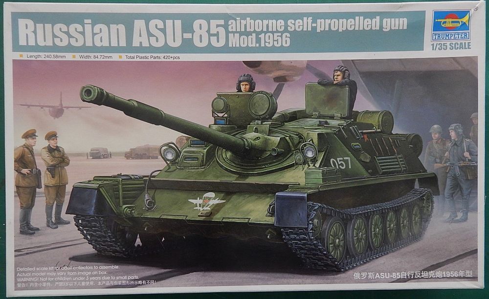 ASU-85 Russian Airborne self-propelled gun mod. 1956 | Kaufen auf Ricardo