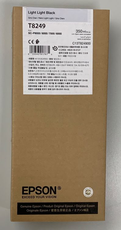Epson SureColor Tinte Light Light Black T8249 | Kaufen auf Ricardo