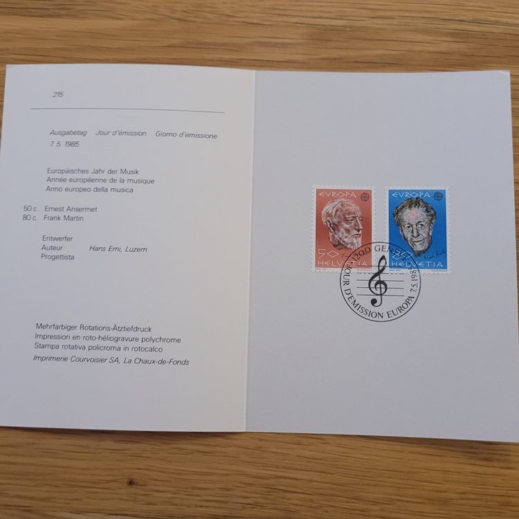 PTT Bögli Sondermarken 1985 (Gebraucht) in Biel/Bienne für CHF 1 – mit Lieferung auf Ricardo kaufen