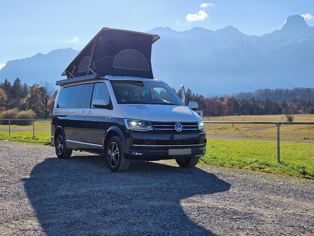 VW T6 California Ocean Blue – Camper in Topzustand! (Gebraucht) in ...