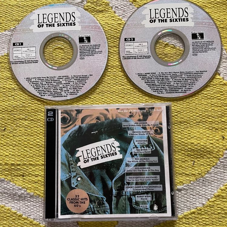 LEGENDS OF THE SIXTIES-2CD 32 CLASSIC HITS 60‘S (Gebraucht) in ...