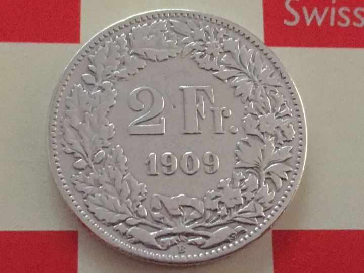 2 Franken 1909 ss, selten nur 0,3 Mio! | Kaufen auf Ricardo